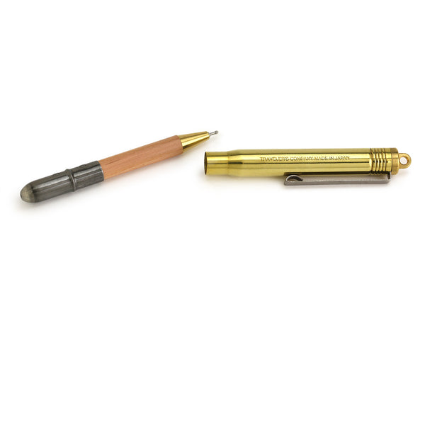 Traveler's Company Brass Ballpoint Pen | Leura | The Stray Whisker