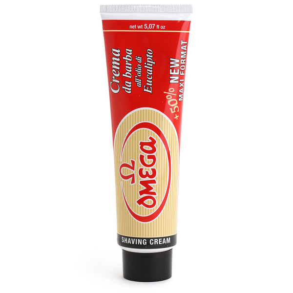 Omega Eucalyptus Shaving Cream 150g | The Stray Whisker
